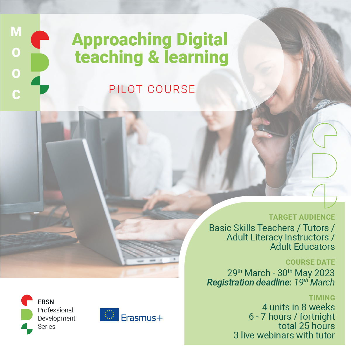 EBSN Professional Development Series: registration is open to new online courses for teachers of ...